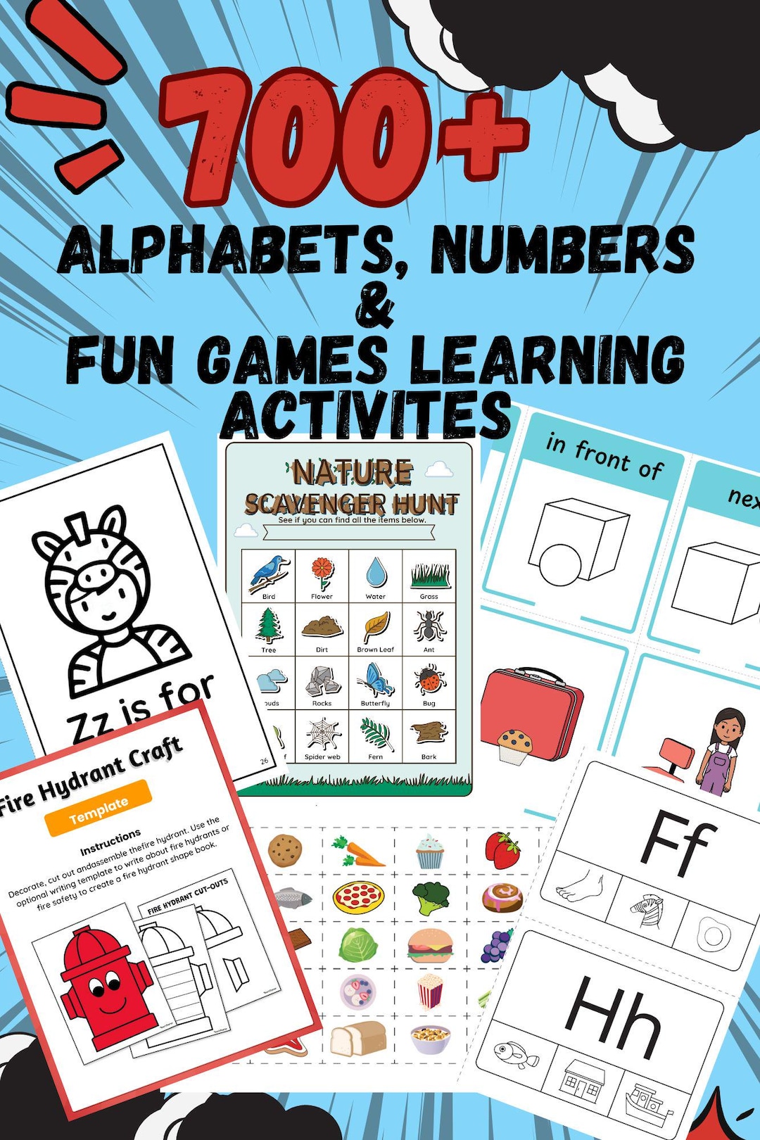 Pre Kindergarten Learning Bundle Printable Worksheets | 700+ Pages ...