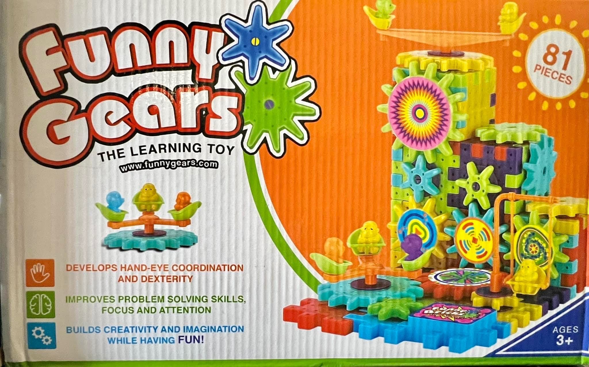 Funny Gears Educational Building Block STEM Toys. Bricks and Gears ...