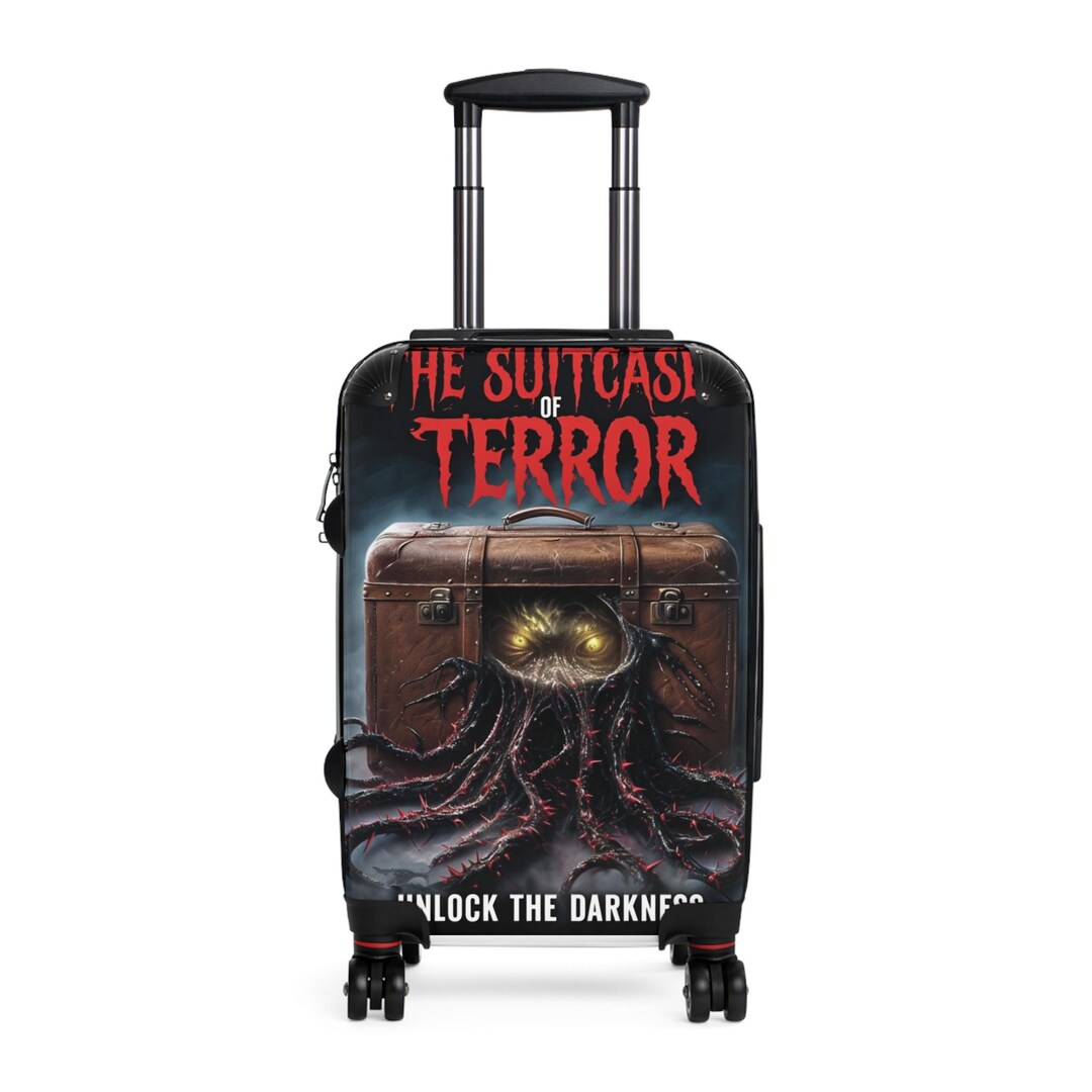 Spooky Suitcase, Halloween Travel Luggage, Horror-themed Carry-on ...