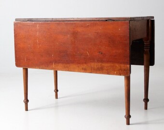 Vintage Drop Leaf Table, Antique Drop Leaf Dining Table - Etsy
