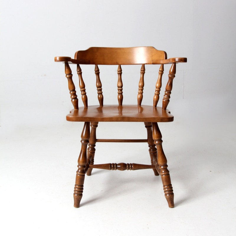 Captains Oak Chairs - Etsy