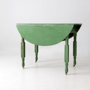 Antique Painted Drop Leaf Table - Etsy