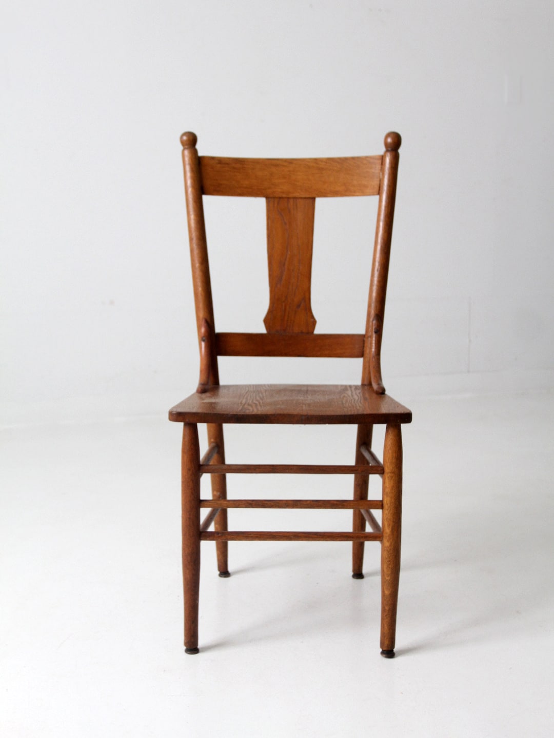 Antique Splat Back Chair - Etsy