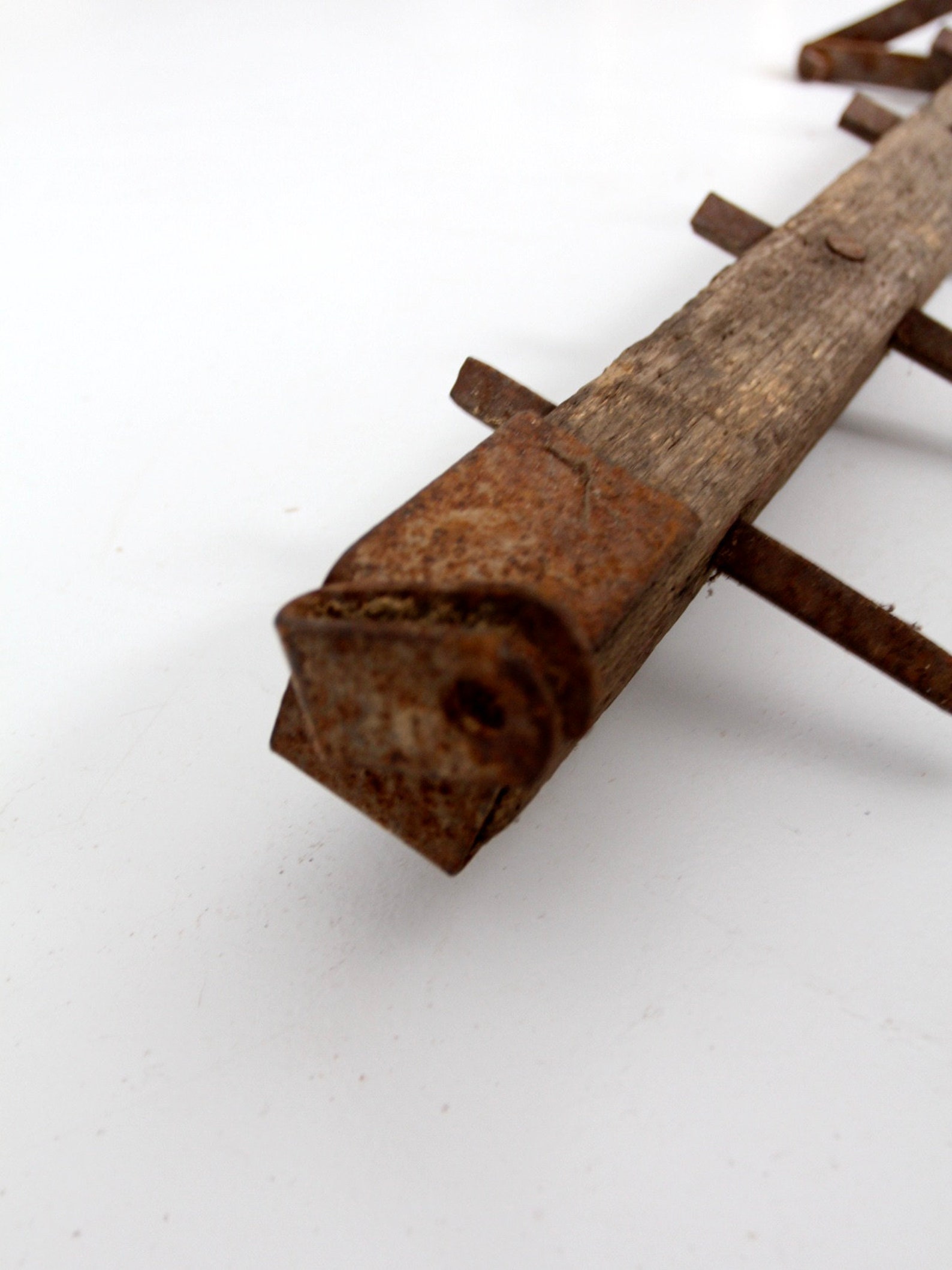 Antique Spike Tooth Harrow Primitive Farm Tool - Etsy