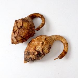 Vintage Gourds, Pair Maranka Cave Man's Club Gourd or Dolphin Gourds - Etsy