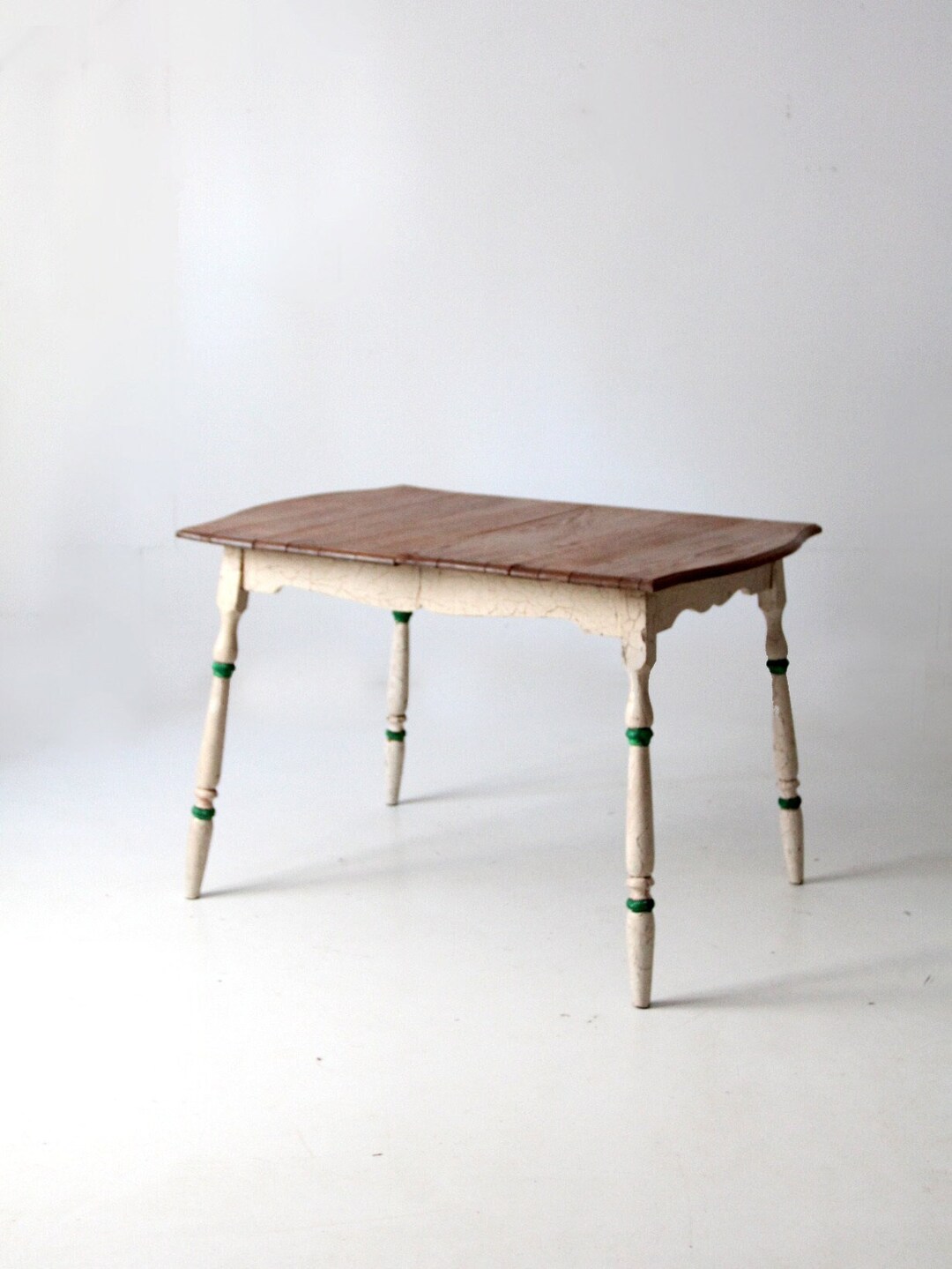 Vintage Painted Wood Kitchen Table - Etsy