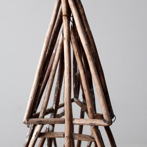 Vintage Rustic Christmas Twig Art Tree - Etsy