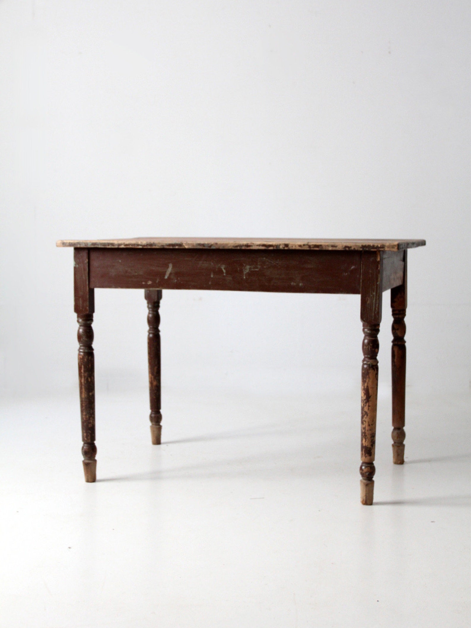 Antique Primitive Farmhouse Table With Drawer - Etsy
