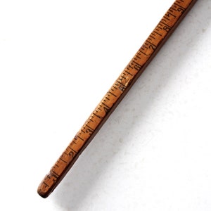Vintage Tapered Yard Stick, Measured Walking Stick - Etsy