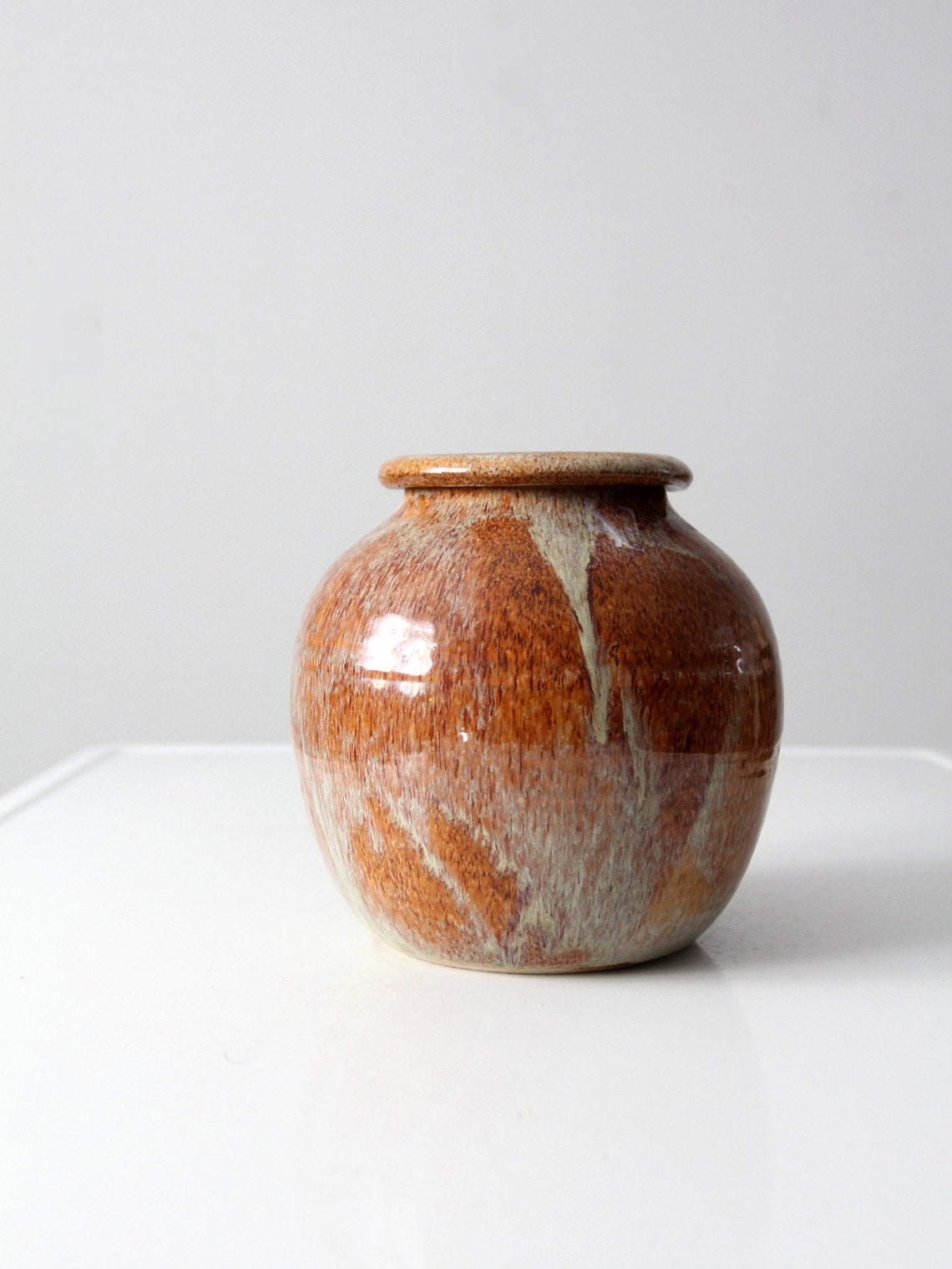 Vintage Pottery Vase Circa 1985 - Etsy