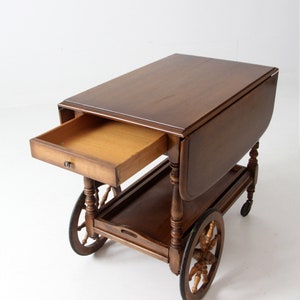 Mid-century Colonial Style Tea or Bar Cart - Etsy