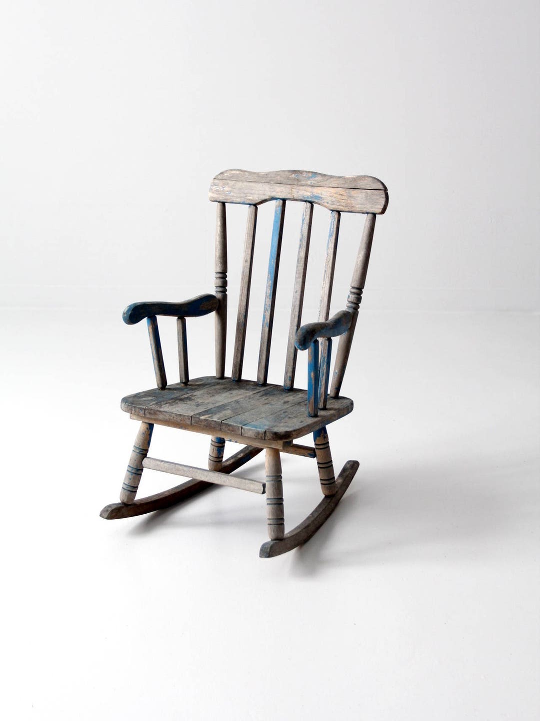 Children's Rocking Chair, Vintage Wooden Kid's Chair - Etsy