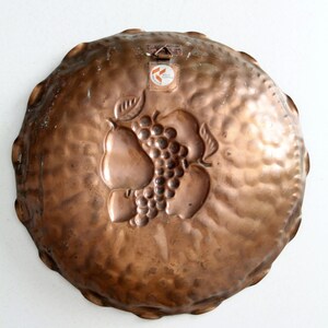 Vintage Gregorian Copper Decorative Wall Plate - Etsy