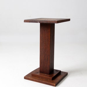 Antique Mission Style Plant Stand End Table - Etsy