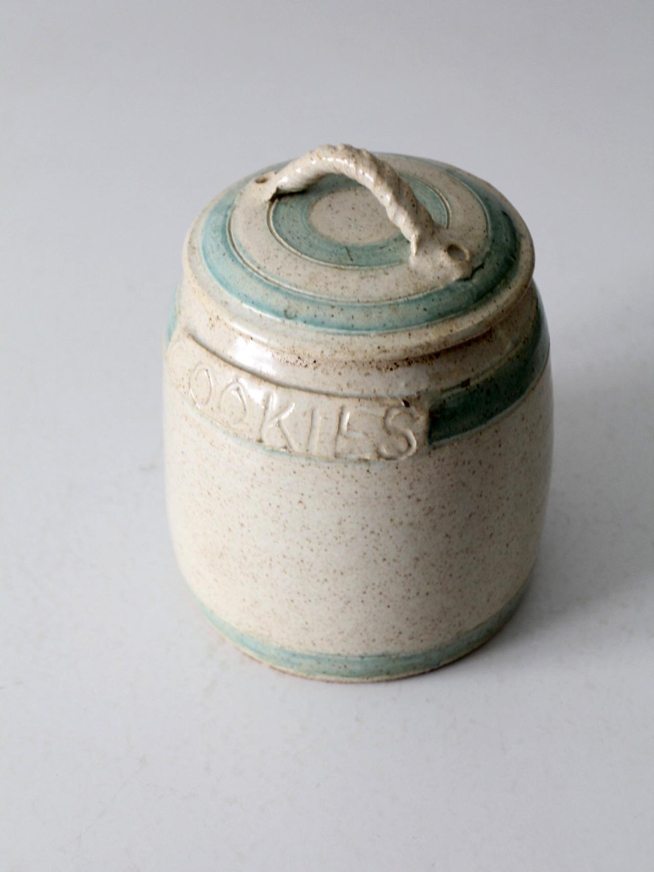 Vintage Handmade Studio Pottery Cookie Jar - Etsy
