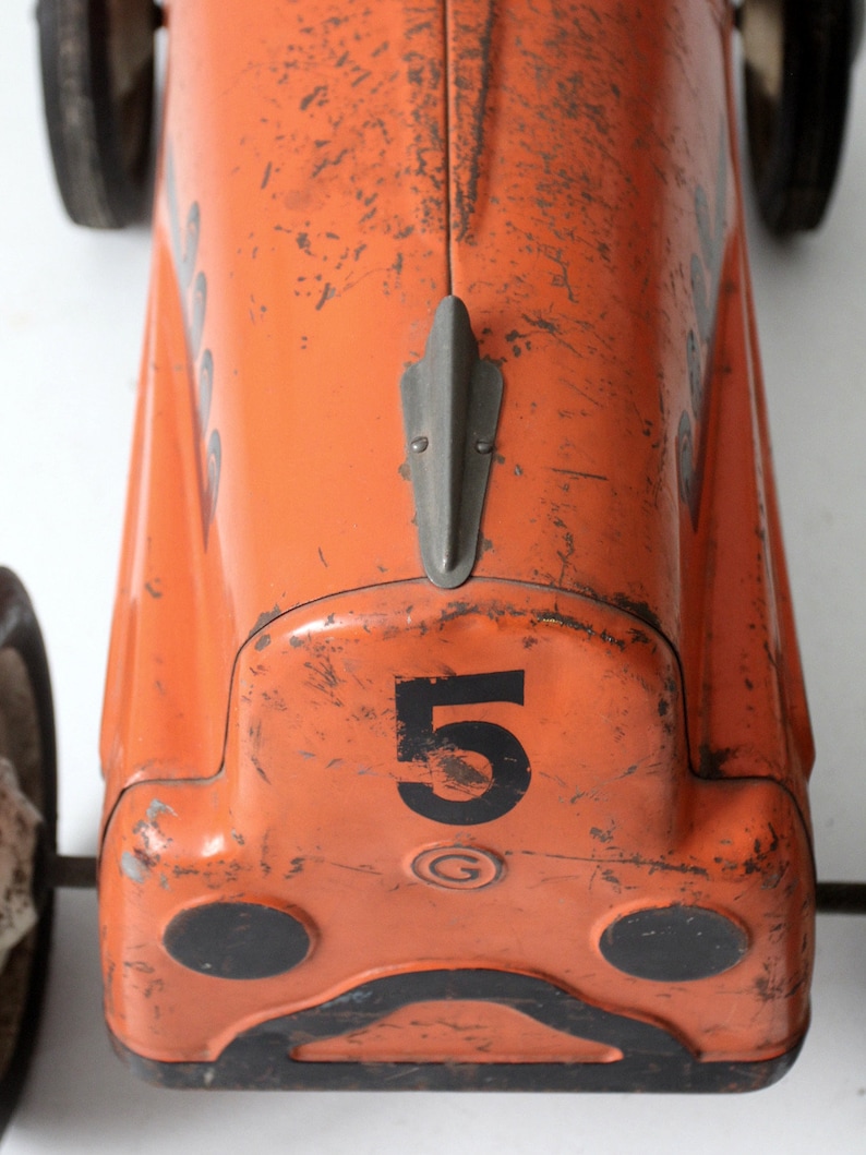 Vintage Garton 'hot Rod' Push Pedal Car - Etsy