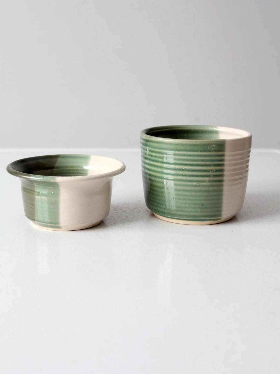 Vintage Studio Pottery Nesting Bowl Set - Etsy
