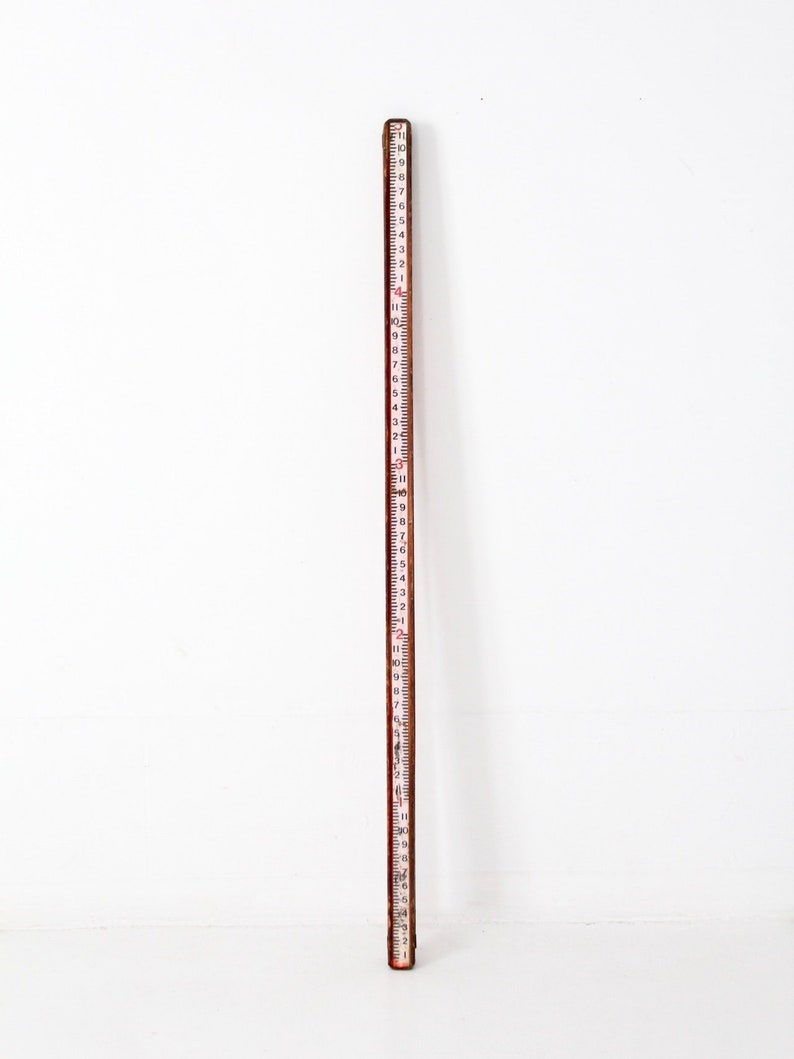 Vintage Surveyors Staff Measuring Rod Ruler | Etsy