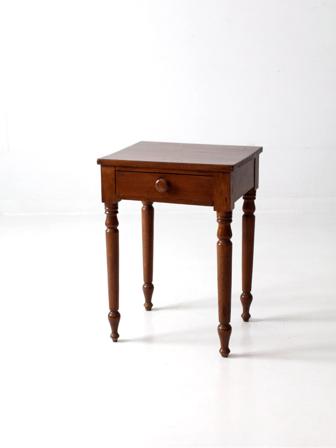 Antique American Sheraton Style Side Table - Etsy