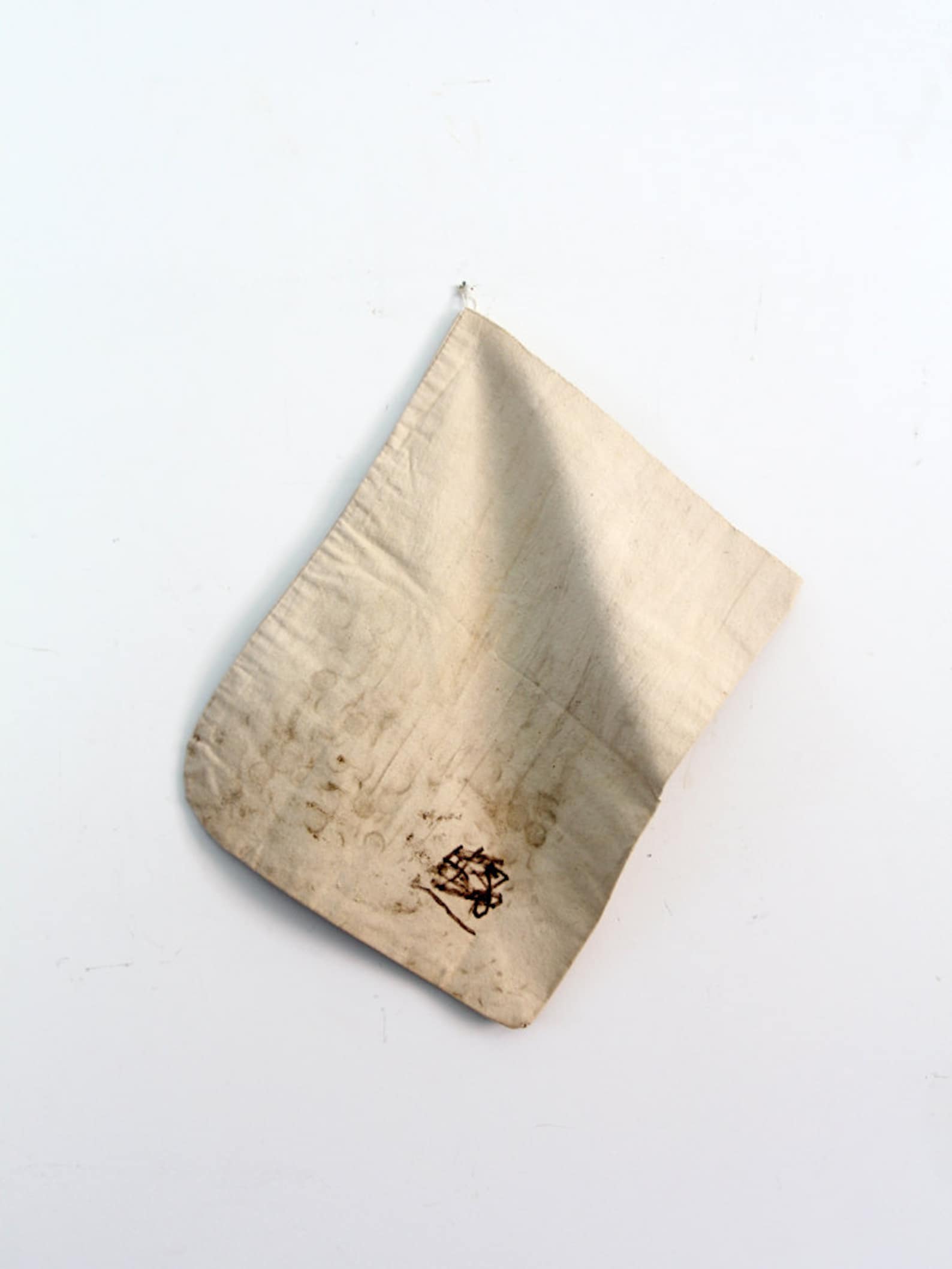 Vintage Bank Bag Canvas Money Bag Typography Textile - Etsy