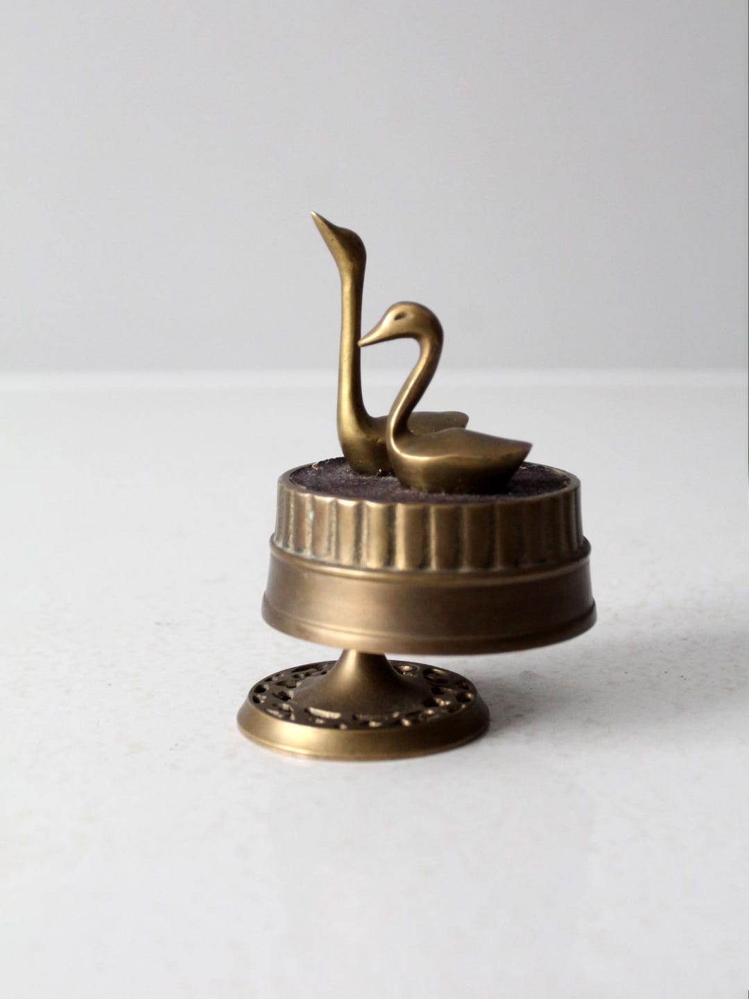Vintage Brass Music Box - Etsy
