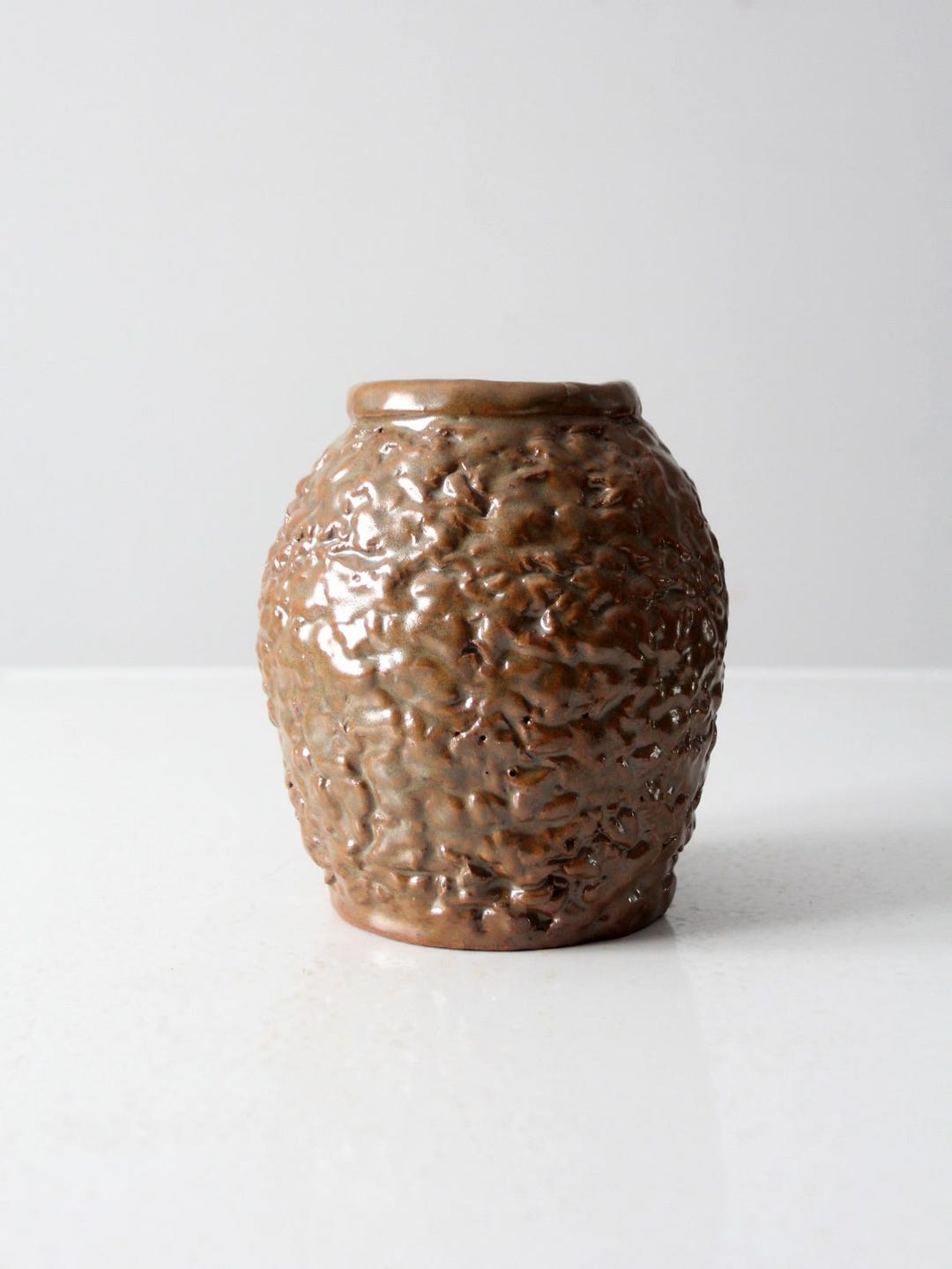 Vintage 70s Studio Pottery Vase - Etsy