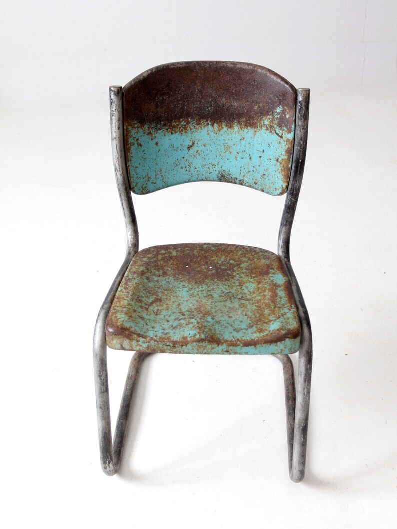 Vintage Metal Floating Patio Chair - Etsy