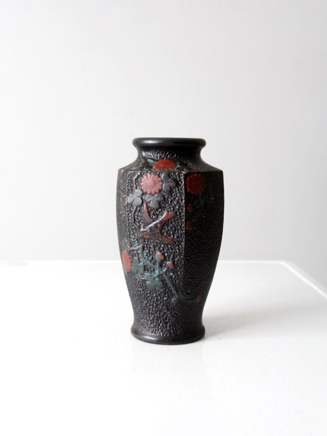 Antique Japanese Tokanabe Vase - Etsy