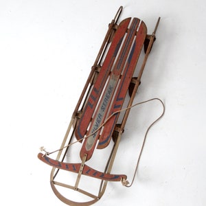 Vintage Garton Silver Streak Sled - Etsy UK