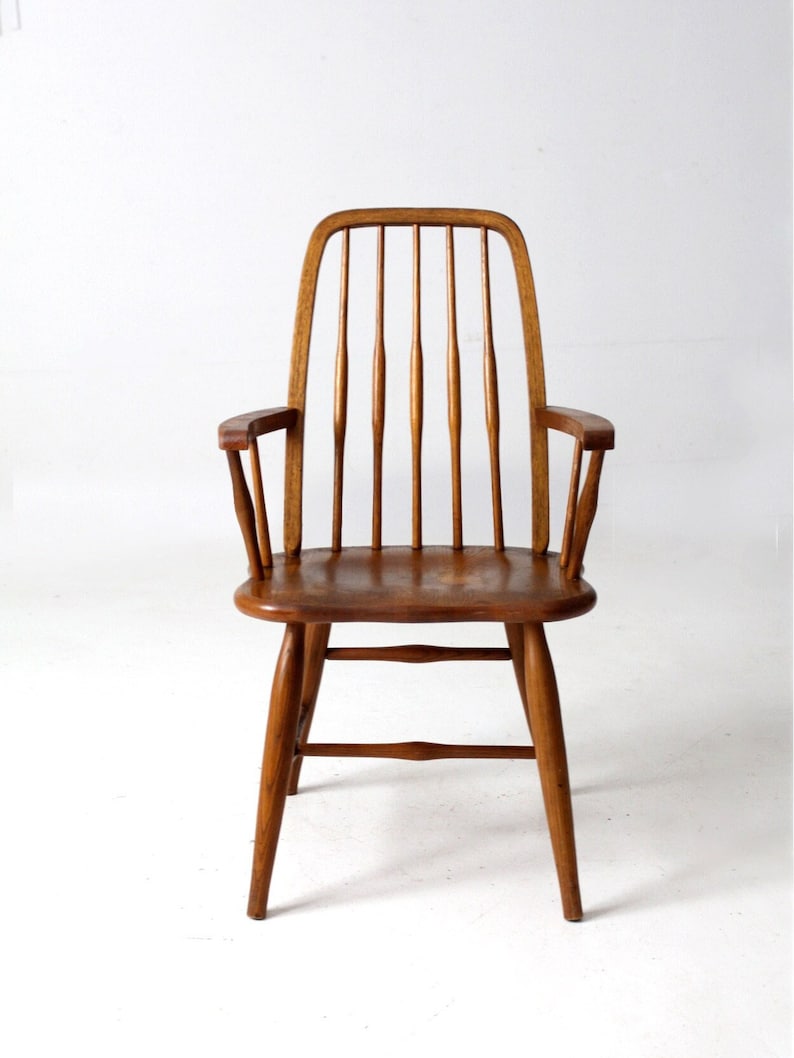 Mid-century Cochrane Furniture Windsor Style Arm Chair - Etsy