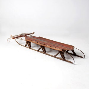Vintage Garton Silver Streak Sled - Etsy UK