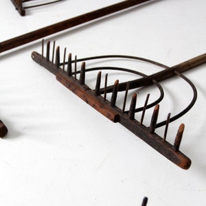 Antique Primitive Hay Rakes Collection, Farm Tools - Etsy