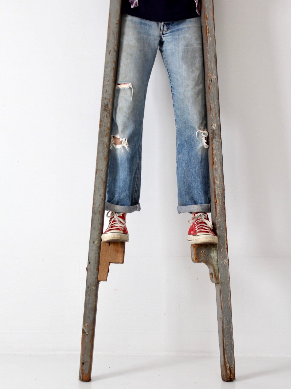 Vintage Wood Stilts Primitive Wooden Stilts - Etsy Sweden