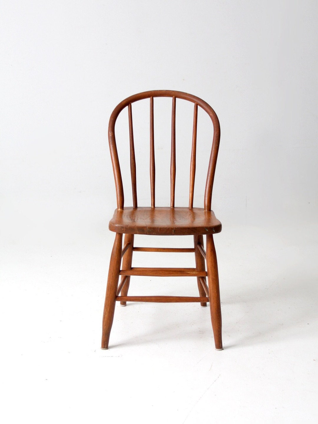 Antique Spindle Back Chair, Farmhouse Bow Back Windsor Chair - Etsy