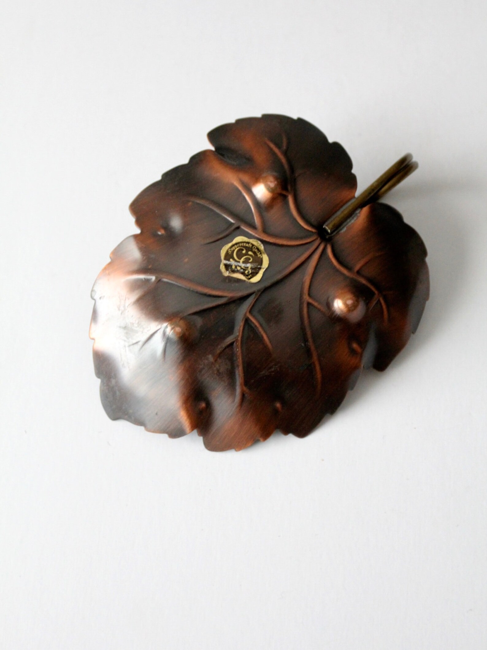 Vintage Coppercraft Guild Copper Leaf Dish - Etsy