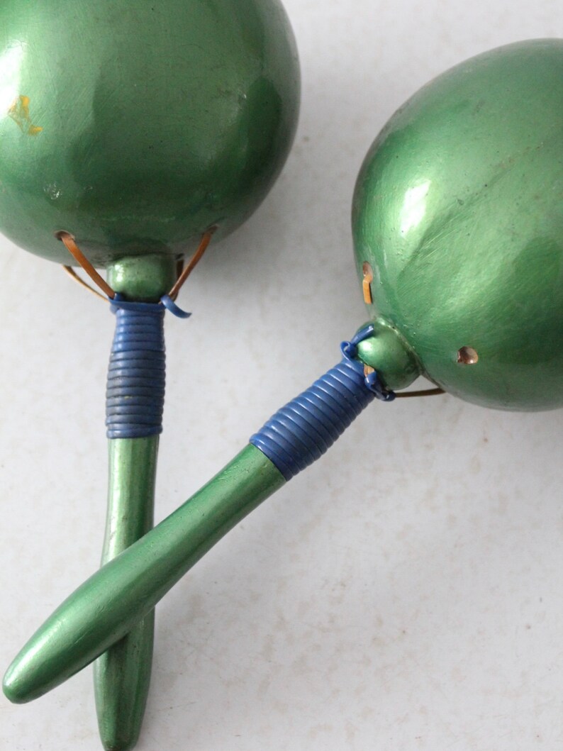 Vintage Mexican Maracas Souvenir Decor - Etsy