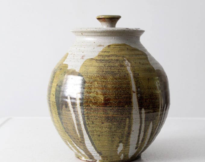 Vintage Large Studio Pottery Jar - Etsy