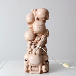 Vintage Lighted Ceramic Skull Stack - Etsy