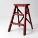 Vintage Painted Wood Step Ladder - Etsy