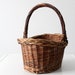 Vintage Wicker Handle Basket - Etsy