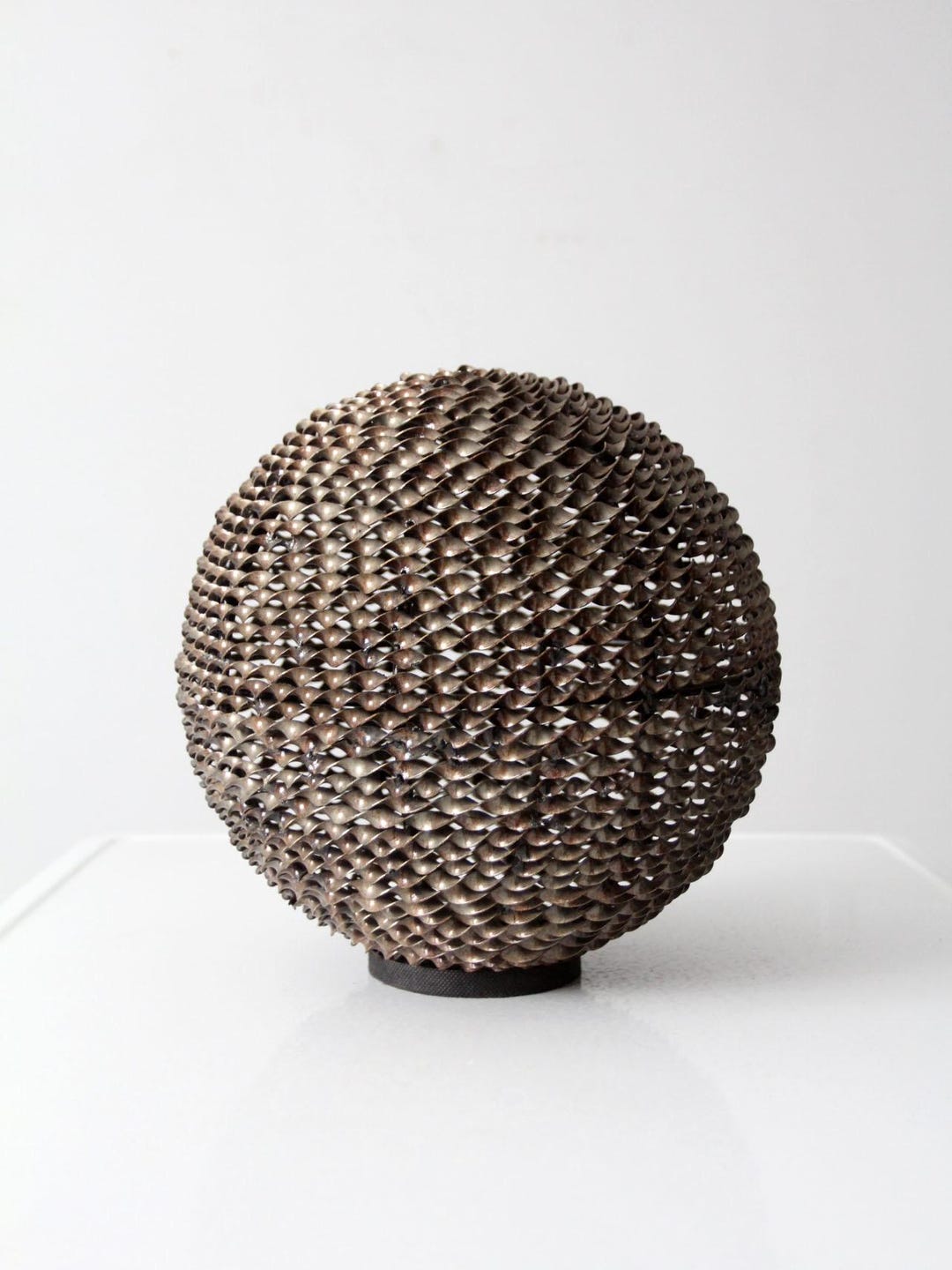 Vintage Brutalist Welded Metal Sphere Sculpture - Etsy Australia
