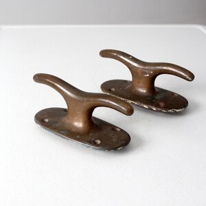 Vintage Brass Boat Cleats, Nautical Hardware - Etsy