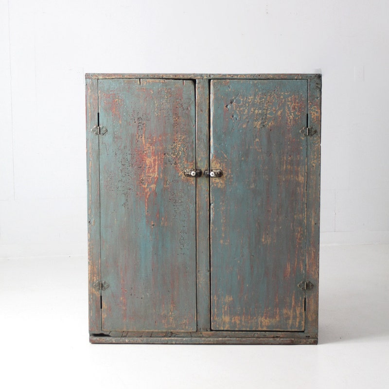 Primitive Cabinet - Etsy