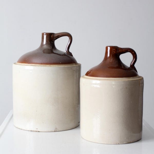 Antique Stoneware Jug Small - Etsy