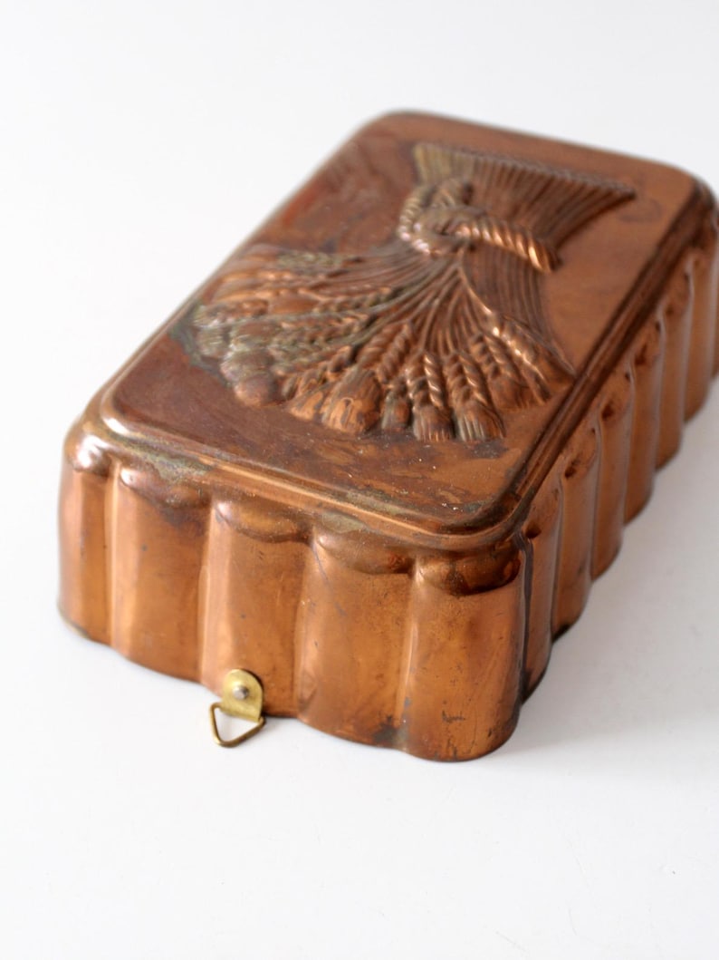 Vintage Copper Mold, Sheath of Wheat Design - Etsy