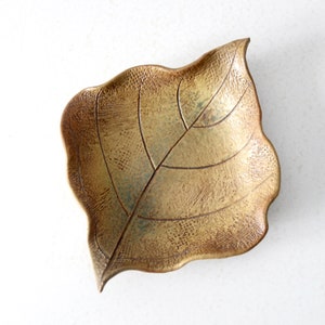 Vintage Studio Pottery Leaf Plate - Etsy