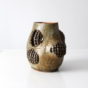 Vintage Free Form Studio Pottery Vase - Etsy