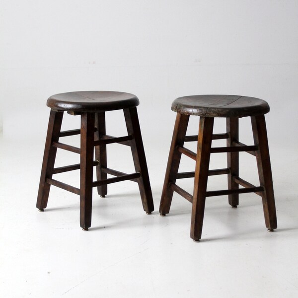 Brown Low Stool - Etsy