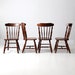 Vintage Virginia House Oak Dining Chair Set of 4 - Etsy