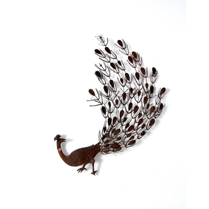 Peacock Wall Decor Etsy